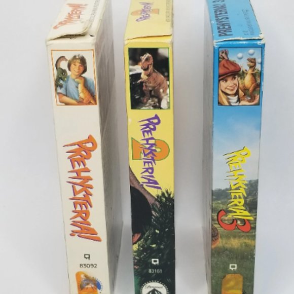 Media | Prehysteria 1 2 3 Vhs Trilogy Set 9s Kid Nostalgia Dinosaur Movie Vintage | Poshmark